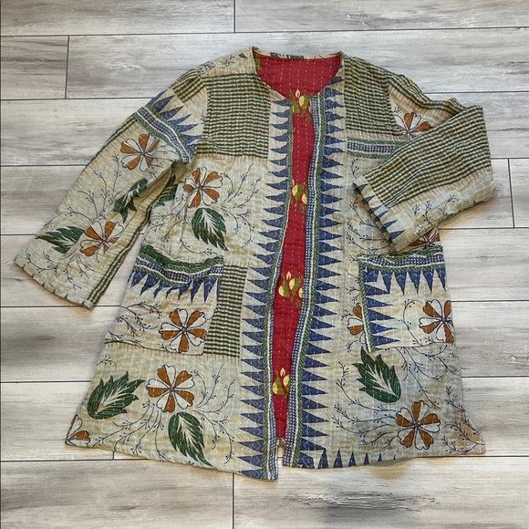 Handmade | Jackets & Coats | Handmade Quilted Bali Style Open Front ...